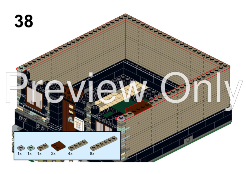 LEGO MOC Buffalo Bar by Huebre | Rebrickable - Build with LEGO