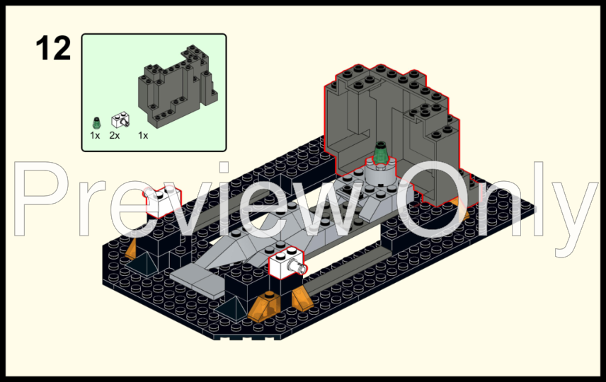 LEGO MOC 7093 - Sorcercer's Tower and Secret Cave by ArchiZ ...