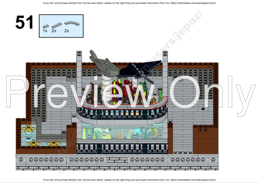 LEGO MOC Aquarium MOC by jepaz | Rebrickable - Build with LEGO