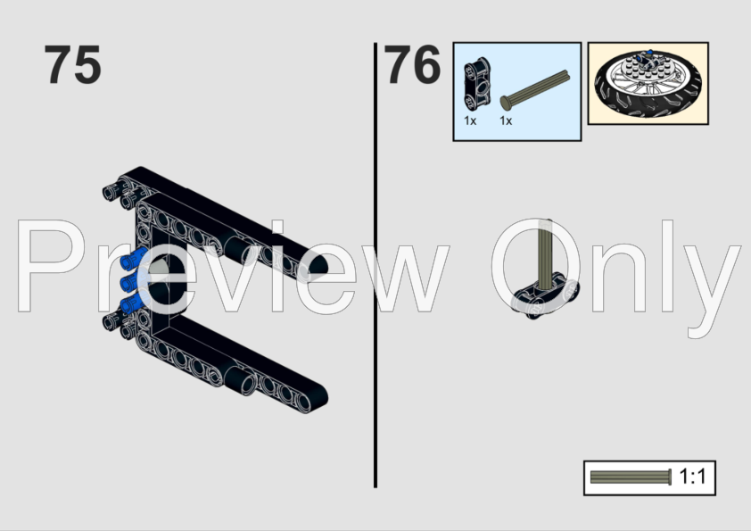 LEGO MOC Dark Knight Motorcycle by Steelman14a | Rebrickable - Build ...