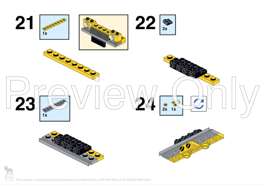 LEGO MOC Only Fools and Horses Reliant Regal by OneBrickPony | Rebrickable - Build with LEGO