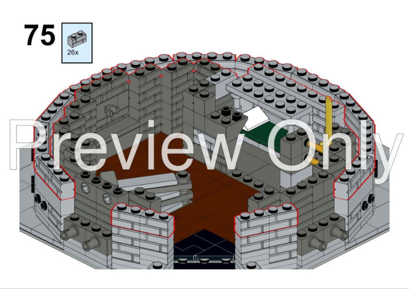 LEGO MOC Castle Tower by LegoBricking | Rebrickable - Build with LEGO