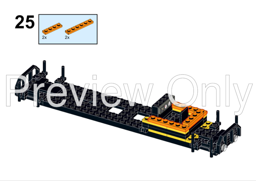 LEGO MOC BNSF SW1500 (unpowered) by PsiborgVIP | Rebrickable - Build ...