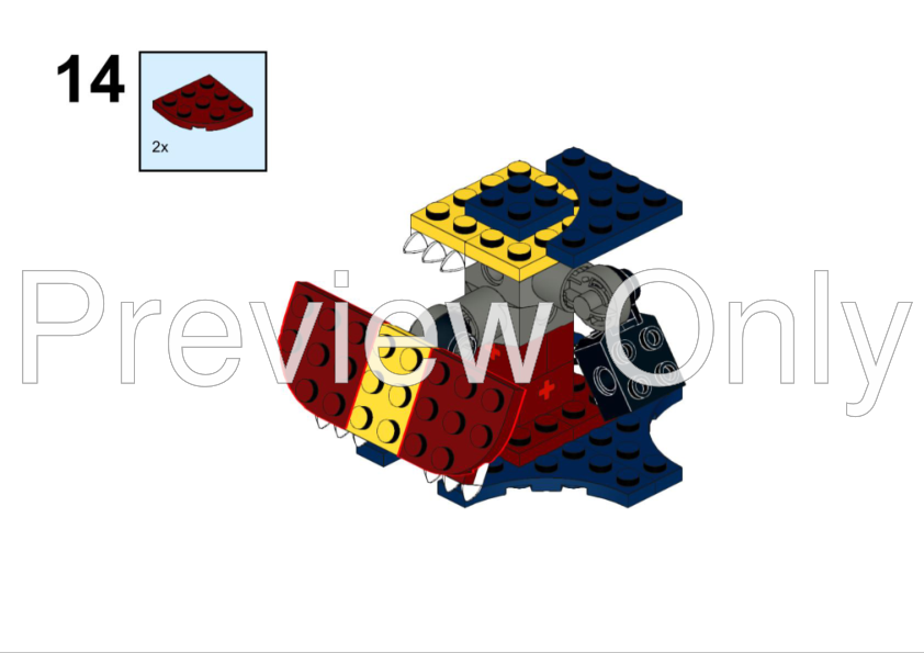 LEGO MOC 31102 Mermaid sitting on a rock Alternative Build by gabizon ...