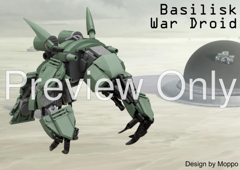 LEGO MOC Mandalorian Basilisk War Droid by Moppo | Rebrickable - Build ...