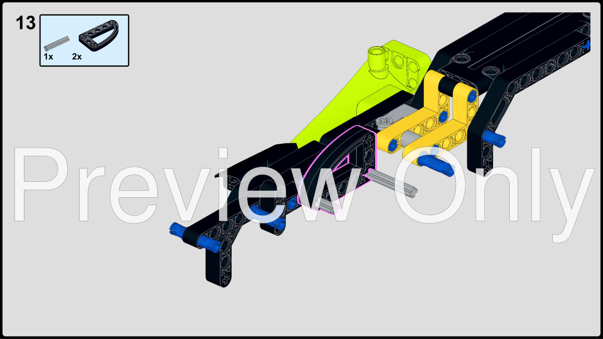 LEGO MOC 42103 TRAILER /freemium/ D model by kostq | Rebrickable ...