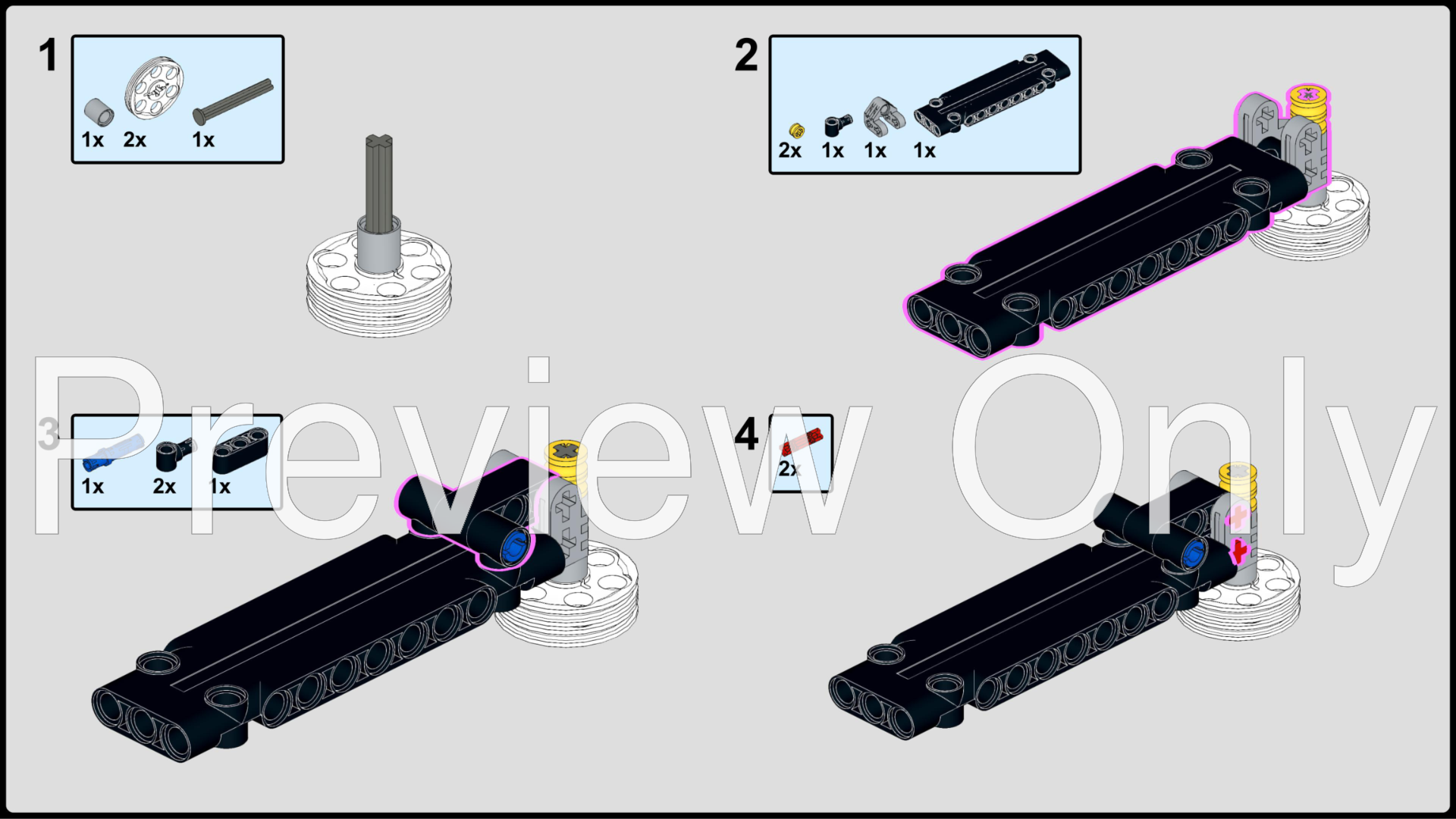 LEGO MOC 42103 TRAILER /freemium/ D model by kostq | Rebrickable ...