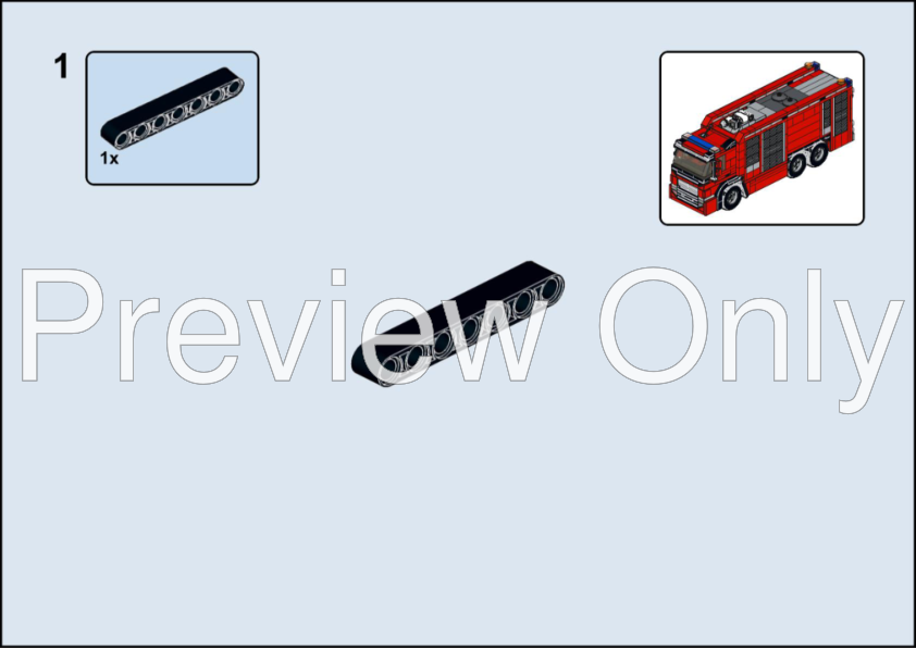 LEGO MOC GB Fire Pumper by mausbricks | Rebrickable - Build with LEGO