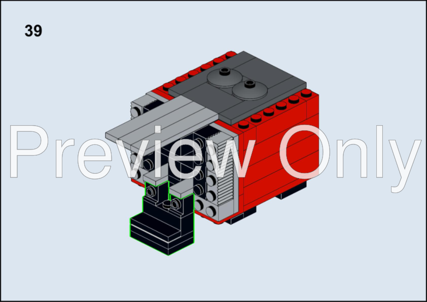 LEGO MOC GB Fire Pumper by mausbricks | Rebrickable - Build with LEGO