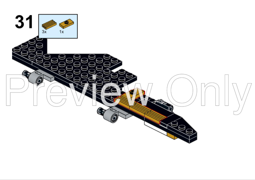 LEGO MOC Delta 2 Starfighter by Tj_the_Brickwright | Rebrickable ...
