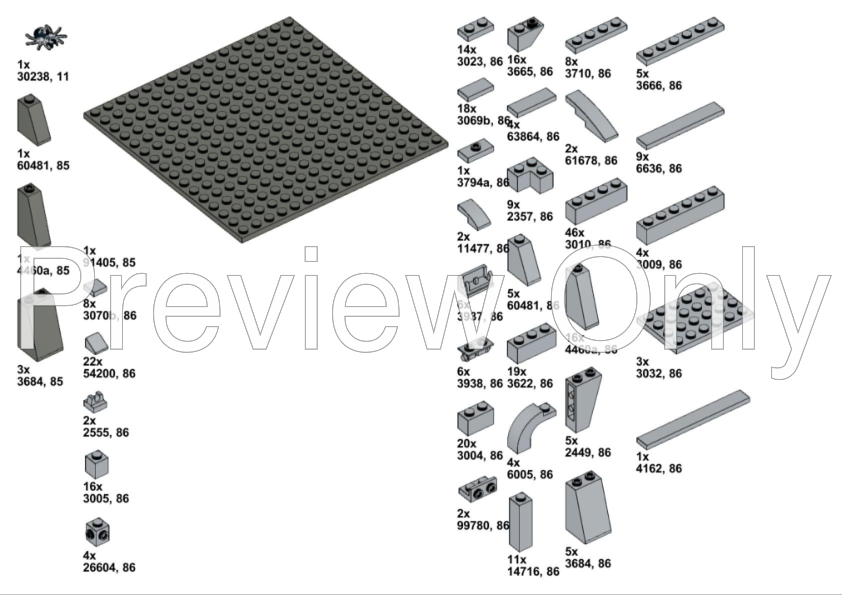 LEGO MOC Treasure Cave - A Mimic Monster by gabizon | Rebrickable ...