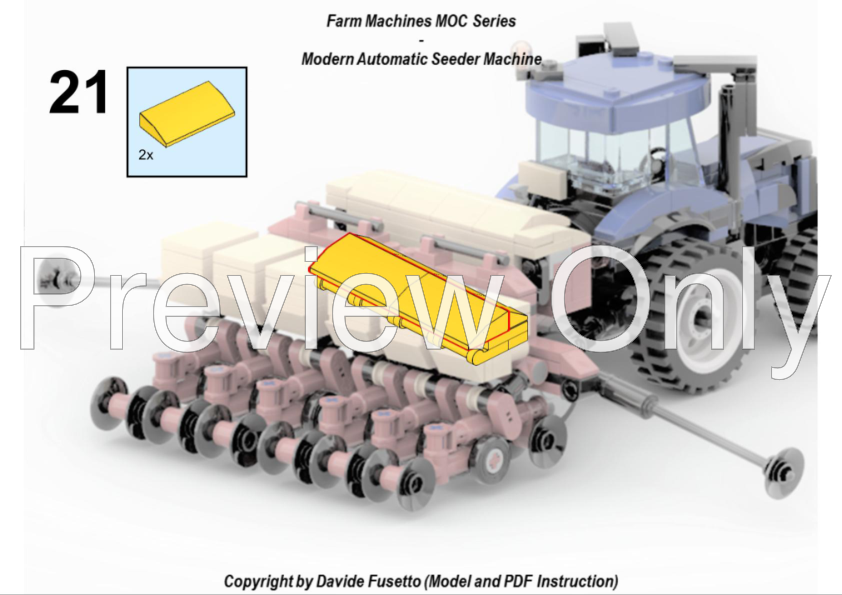LEGO MOC Modern Farm Series MOCs - Automatic Seeder Machine by ...