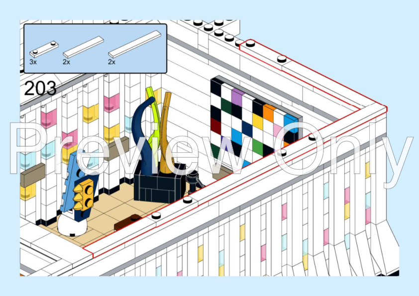 LEGO MOC MoMA - Museum of Modern Art by simon84 | Rebrickable - Build ...