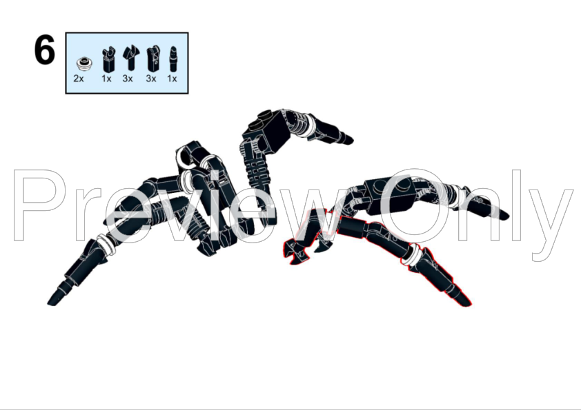 LEGO MOC Cute Jumping Spider by trifalger | Rebrickable - Build with LEGO