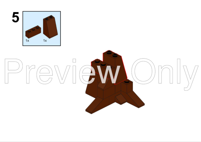 LEGO MOC Cemetery Tree No. 1 by whataslacker | Rebrickable - Build with ...