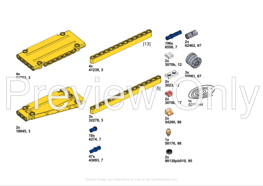 LEGO MOC Franna AT20 - Yellow & Grey by Superkoala | Rebrickable ...