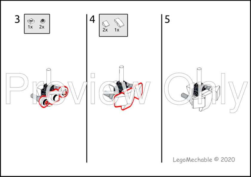 LEGO MOC LMM Frame - Lancelot by LegoMechable | Rebrickable - Build ...