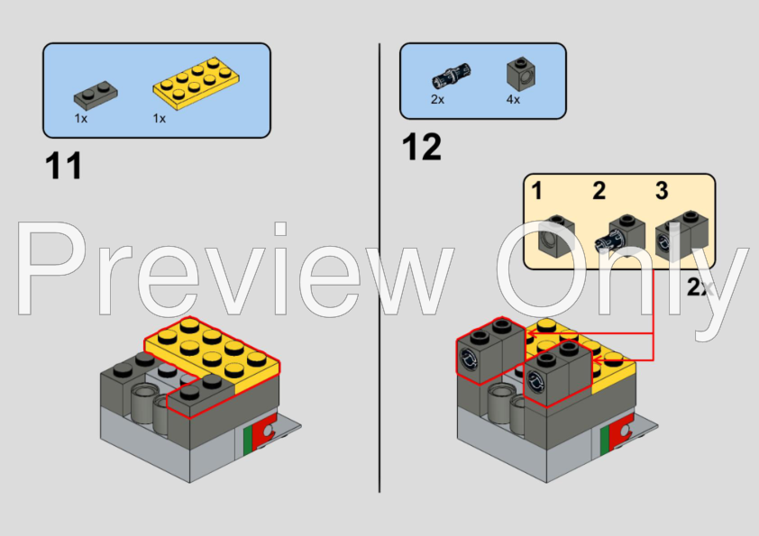 LEGO MOC Twin Lens Reflex Camera by zaru_soba | Rebrickable - Build ...