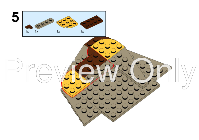 Lego Moc A Wooden Barrier By Gabizon Rebrickable Build With Lego