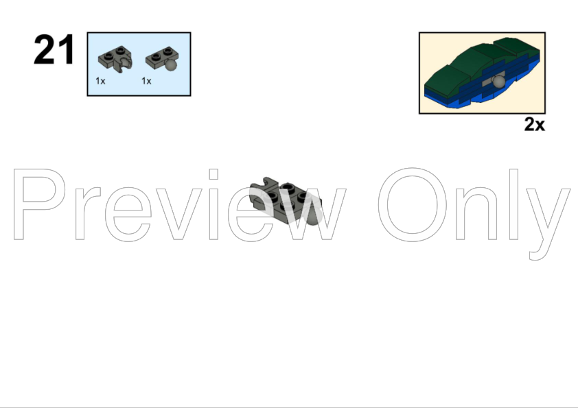LEGO MOC Colo Claw Fish by MitchellsMocs | Rebrickable - Build with LEGO