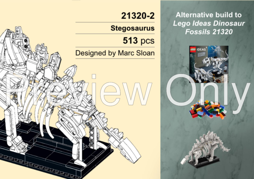 Lego Moc Stegosaurus By Sharkybricks Rebrickable Build With Lego