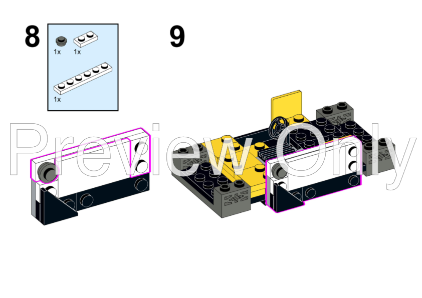 LEGO MOC 76897 Vice City Cabrio by Keep On Bricking | Rebrickable ...