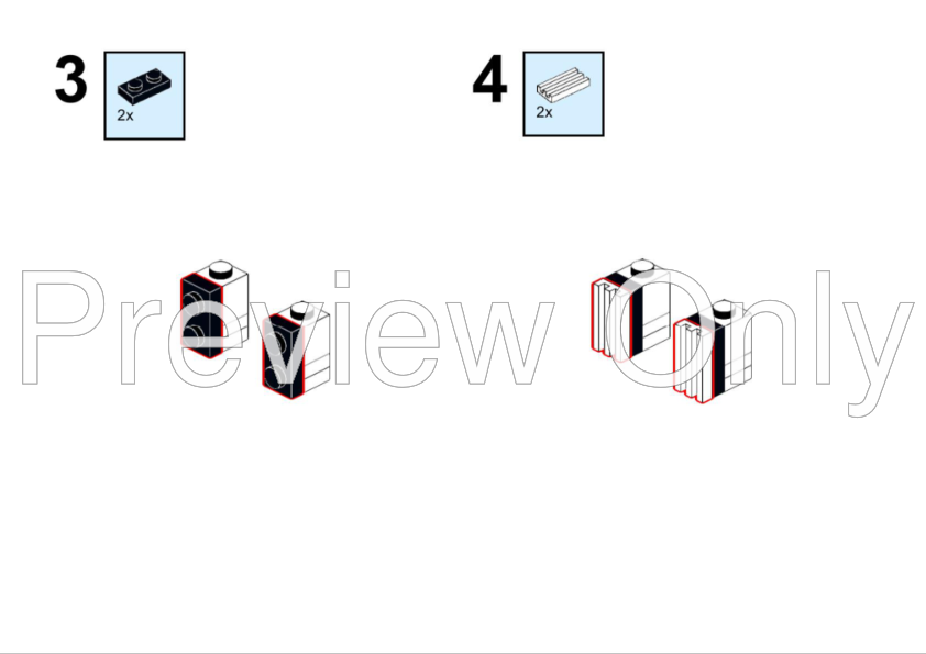 LEGO MOC Beetlejuice BrickHeadz by FMbricks | Rebrickable - Build with LEGO