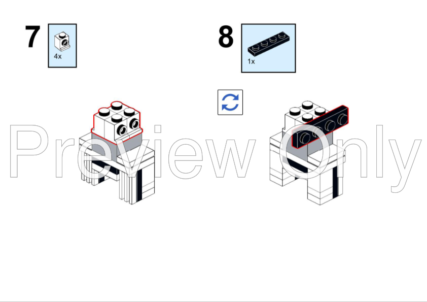 LEGO MOC Beetlejuice BrickHeadz by FMbricks | Rebrickable - Build with LEGO