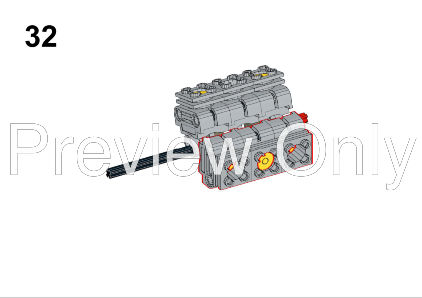 LEGO MOC V12 Engine with Gearbox Mk2 by Bricktec Designs | Rebrickable ...