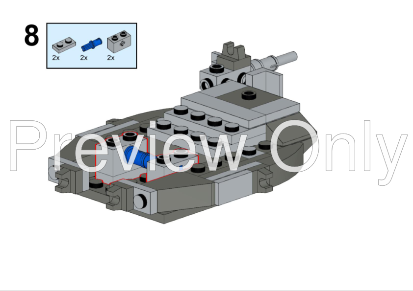 LEGO MOC Tank with play Feature simulating a Hydropneumatic suspension ...