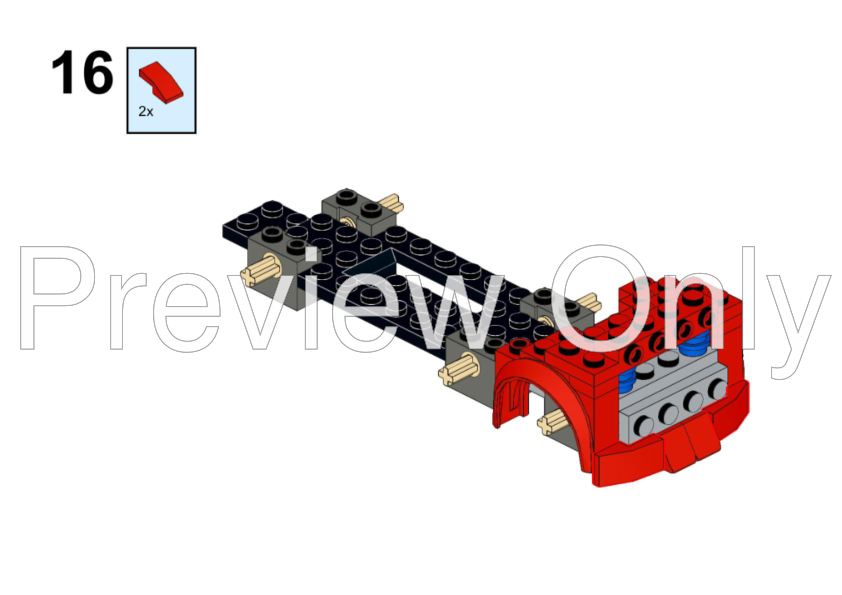 LEGO MOC 6 wheeled super car by BrickAddiction | Rebrickable - Build ...