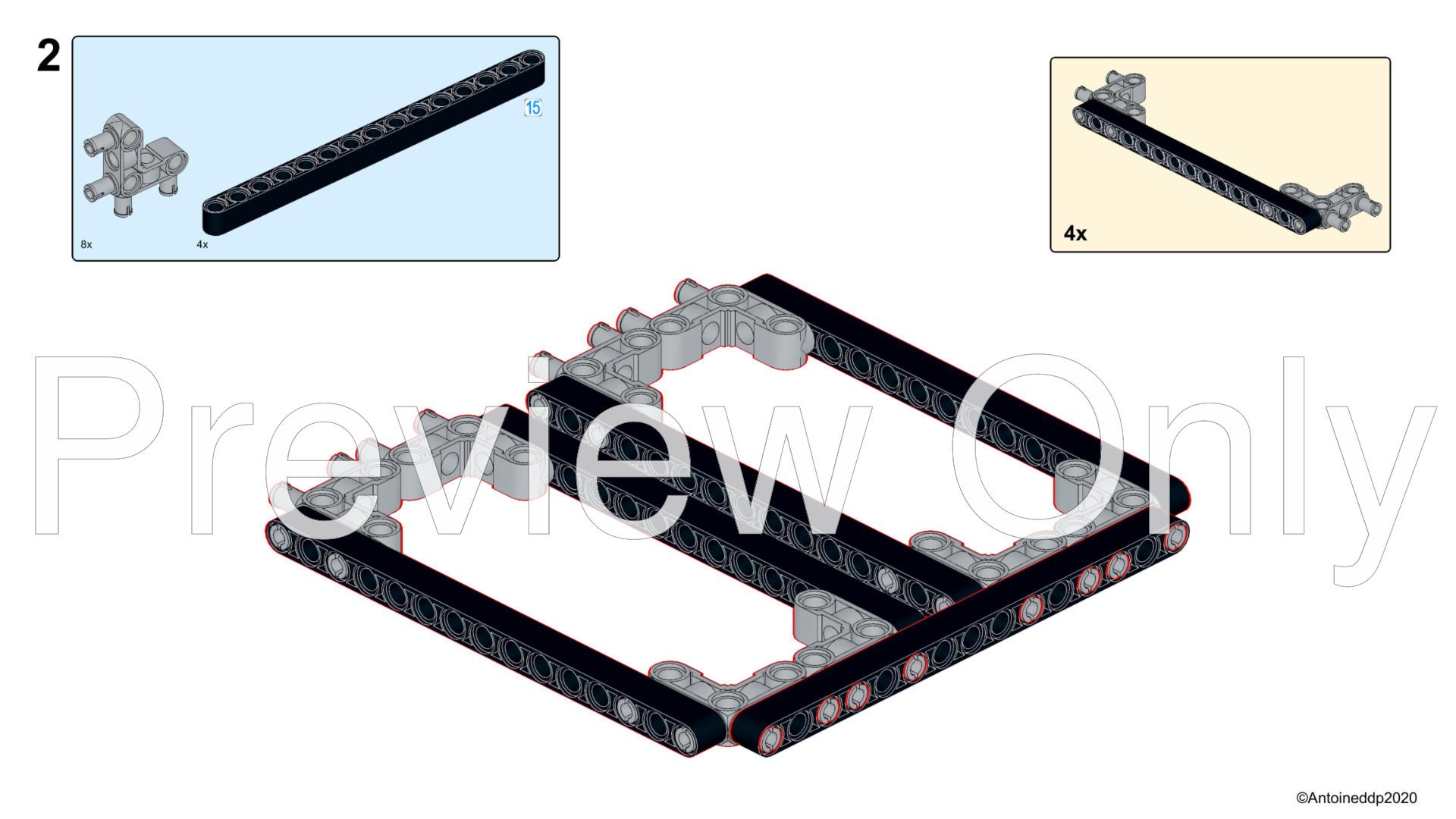 LEGO MOC Lego Technic Heavy Turntable by Antoineddp | Rebrickable ...
