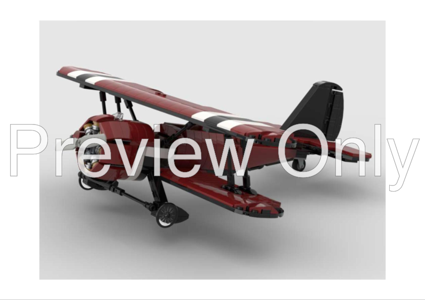 Lego Moc Wako Acrobatic Biplane By Brickerbeard Rebrickable Build
