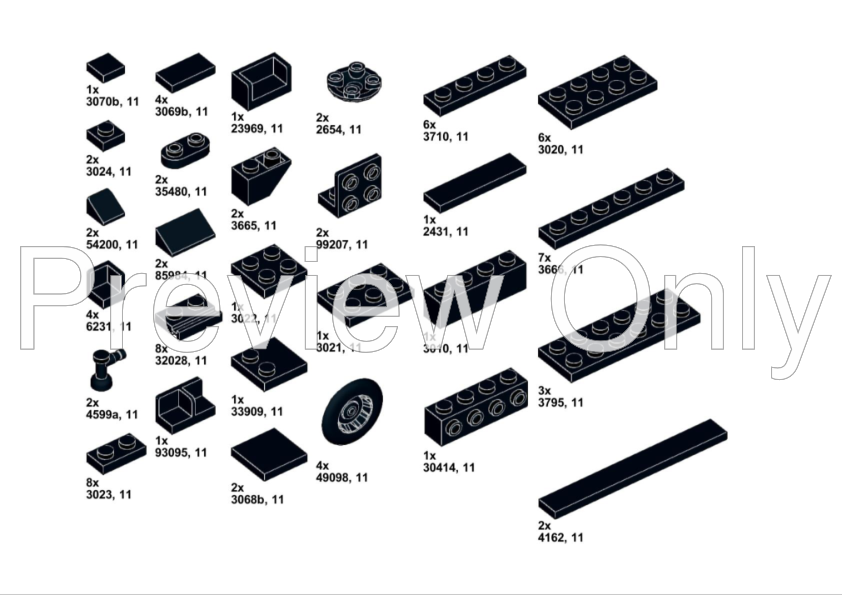 LEGO MOC 2015 PORSCHE 919 Hybrid LMP1 by sc.brix | Rebrickable - Build ...