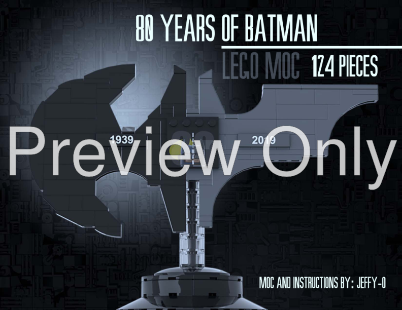 LEGO MOC The Bat-Symbol - Evolution by Jeffy-O | Rebrickable - Build ...