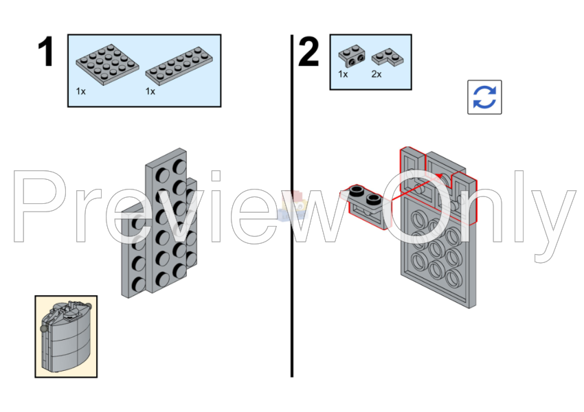 LEGO MOC Friendly Bot by brickfolk | Rebrickable - Build with LEGO