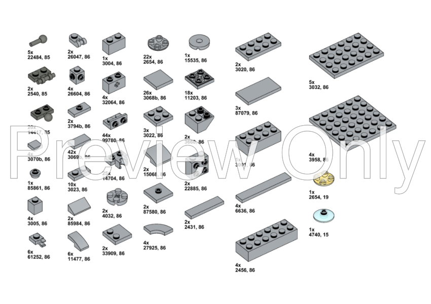 Lego Moc Slab Bot By Brickfolk Rebrickable Build With Lego
