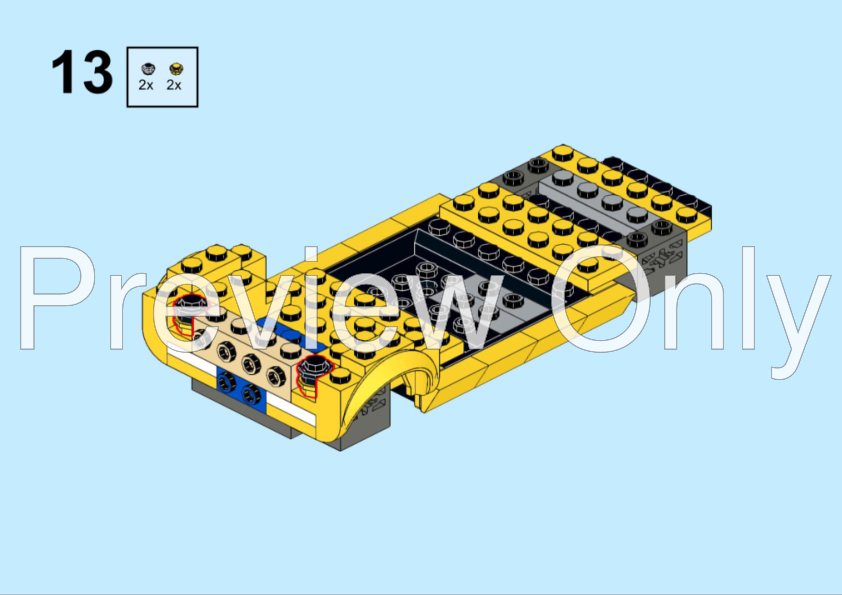 LEGO MOC '68 Mustang Yellow - 8 Stud Wide Edition by TheBricketeer ...