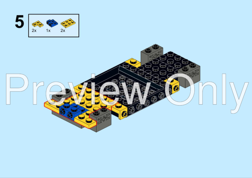 LEGO MOC '68 Mustang Yellow - 8 Stud Wide Edition by TheBricketeer ...