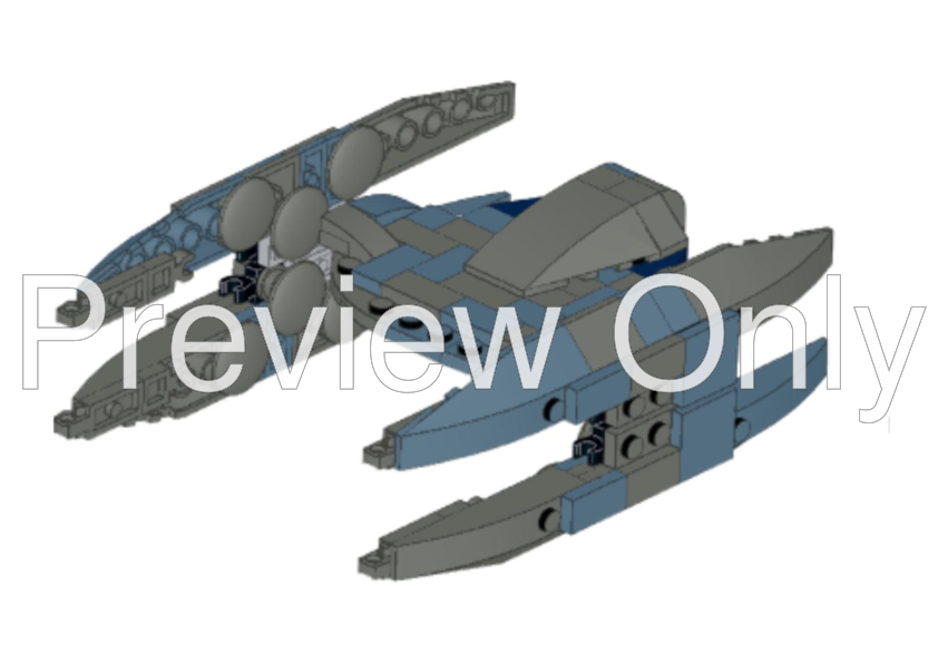 Lego Moc Vulture Droid Starfighter Cis Gray Tcw Version By Bigjudge