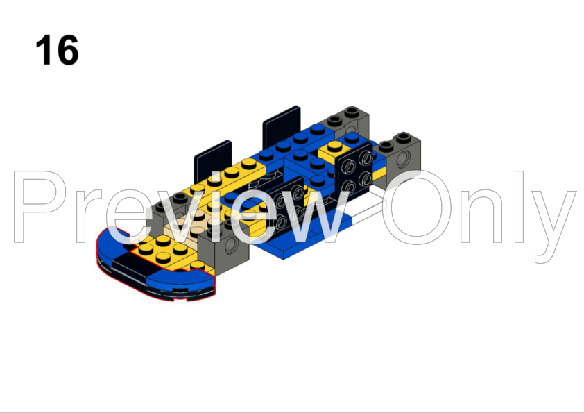LEGO MOC Hypercar by BrickAddiction | Rebrickable - Build with LEGO