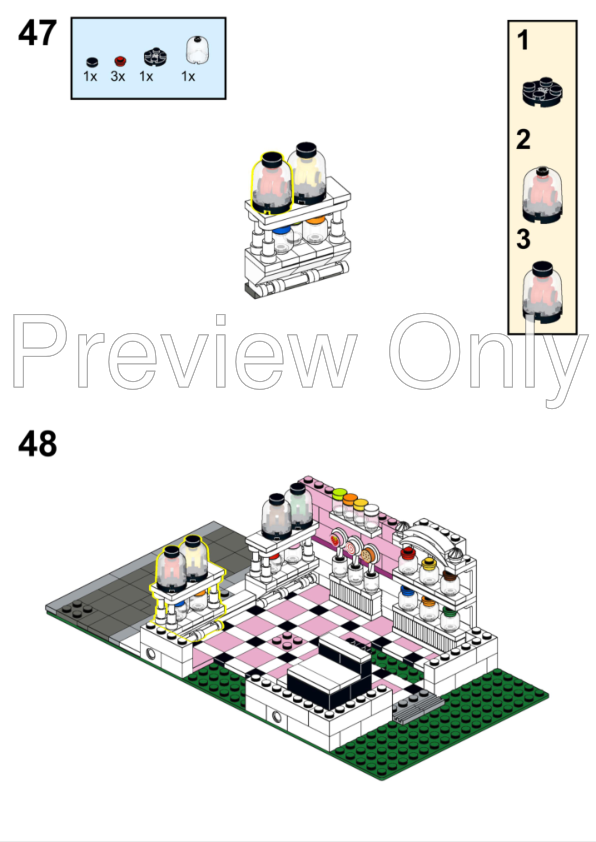 LEGO MOC Candy Shop by BRICKCORNER | Rebrickable - Build with LEGO