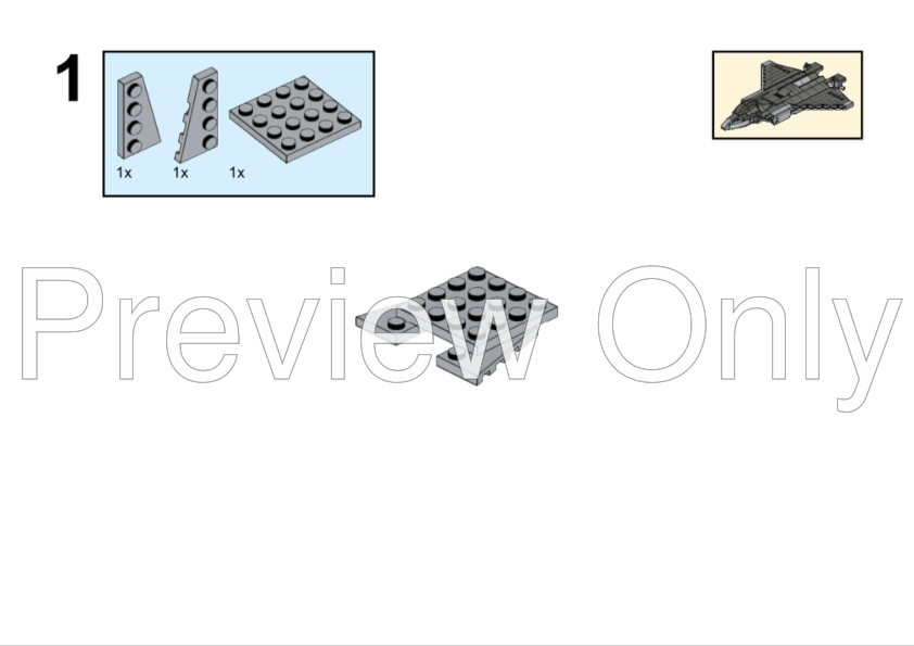 Lego Moc F 22 Raptor Microfig Scale By Justonemorebrick Rebrickable