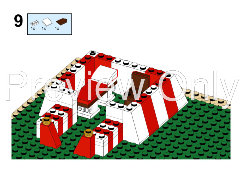 LEGO MOC Medieval Tent by Huebre | Rebrickable - Build with LEGO