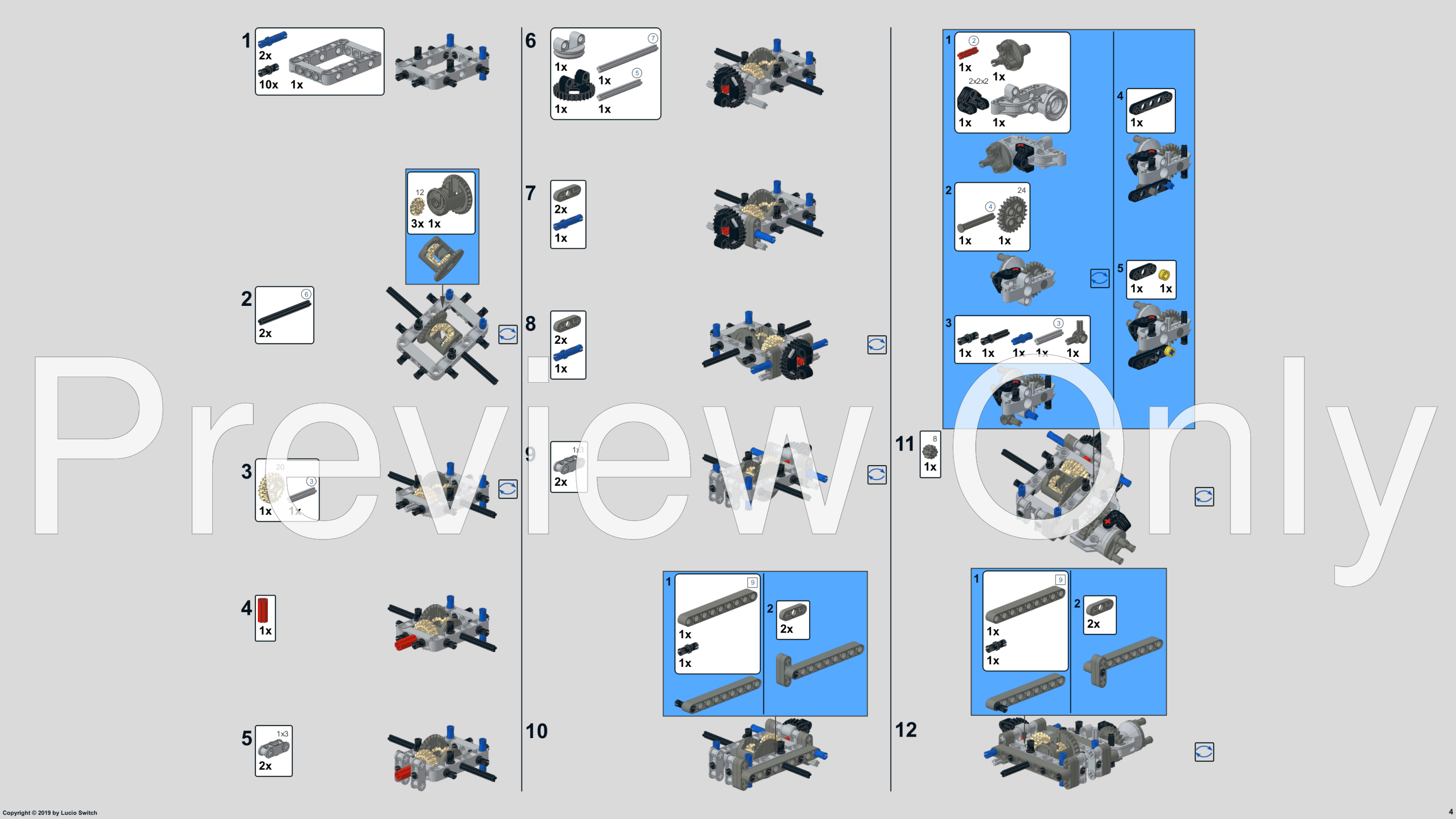 LEGO MOC US Semi Truck by Lucioswitch81 | Rebrickable - Build with LEGO