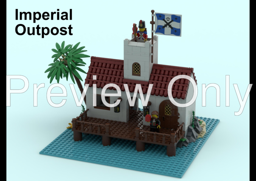 Lego Moc Imperial Outpost By Thisonebrick Rebrickable Build With Lego