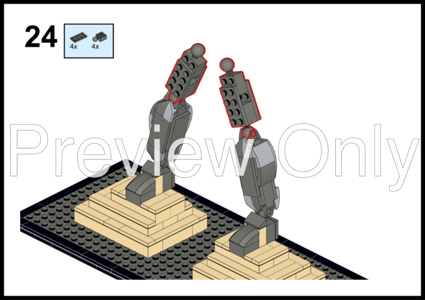 LEGO MOC The Colossus of Rhodos by LegoMicha | Rebrickable - Build with ...