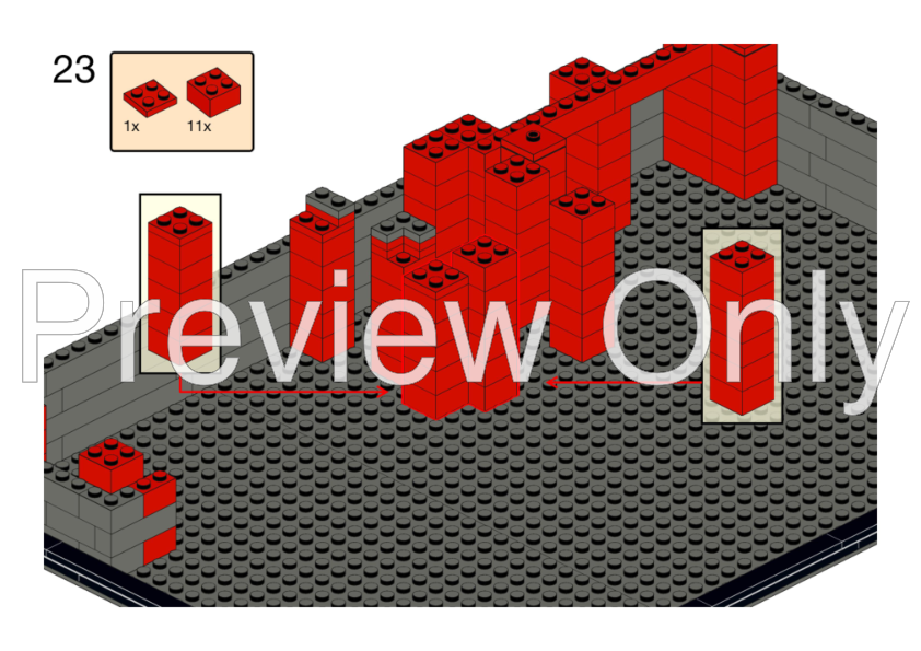 LEGO MOC Acropolis - Microscale by brickgloria | Rebrickable - Build ...