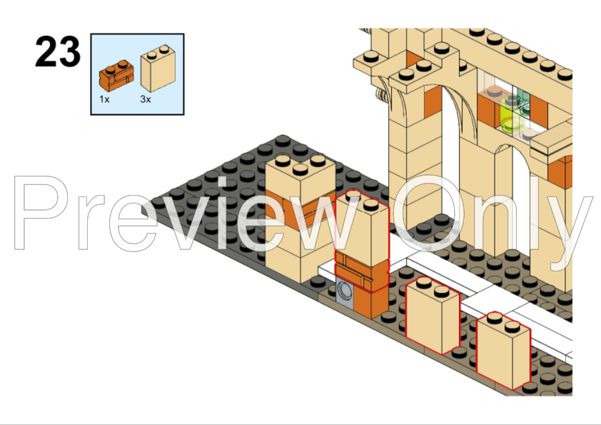 LEGO MOC Marbled Museum (8x32 Modular) by Crimson Coronet | Rebrickable ...