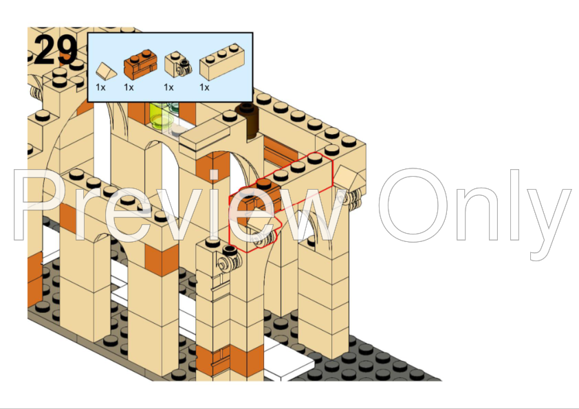 LEGO MOC Marbled Museum (8x32 Modular) by Crimson Coronet | Rebrickable ...